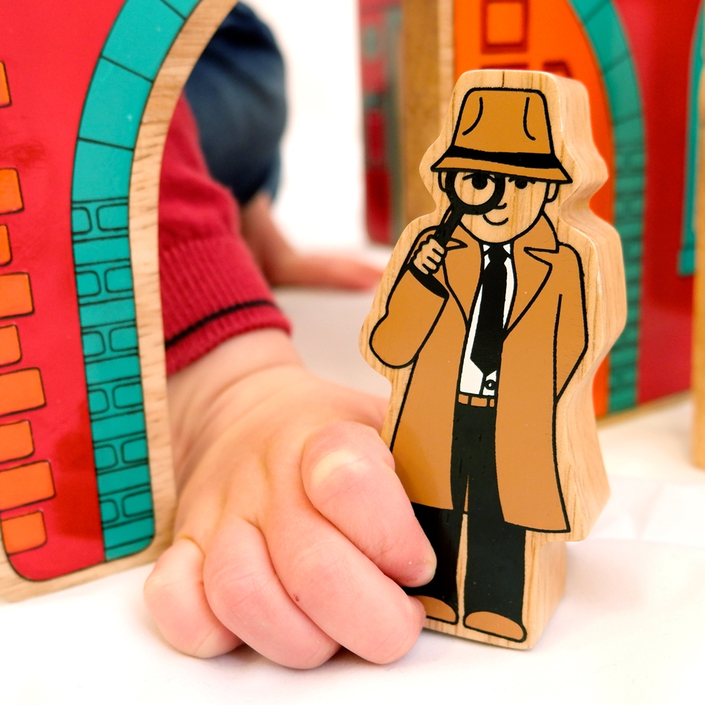 Wooden Fire And Police Station Toy World | Fair Trade