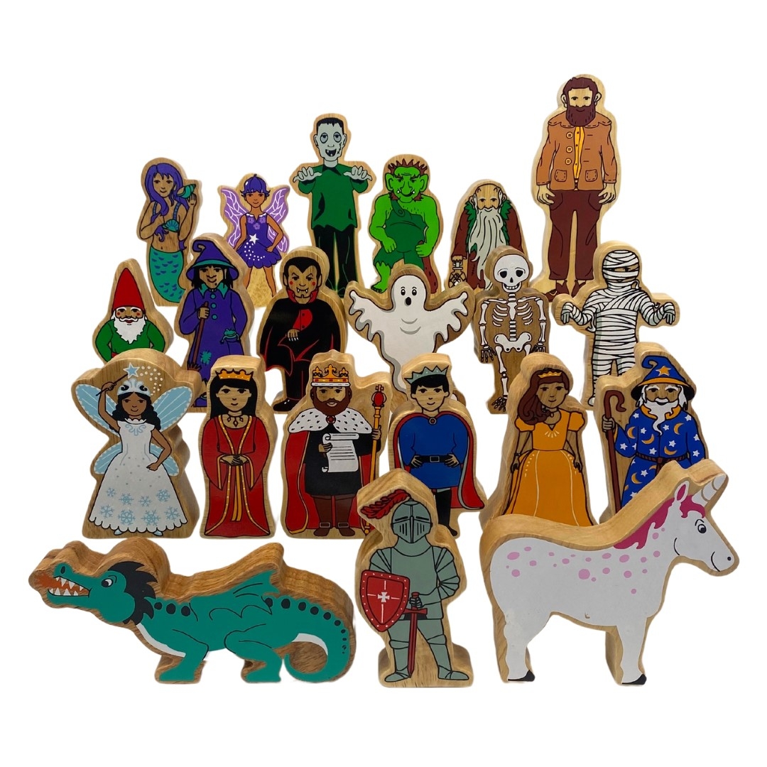 Wooden Fairytale Toy Playset - 21 Characters | Fair Trade