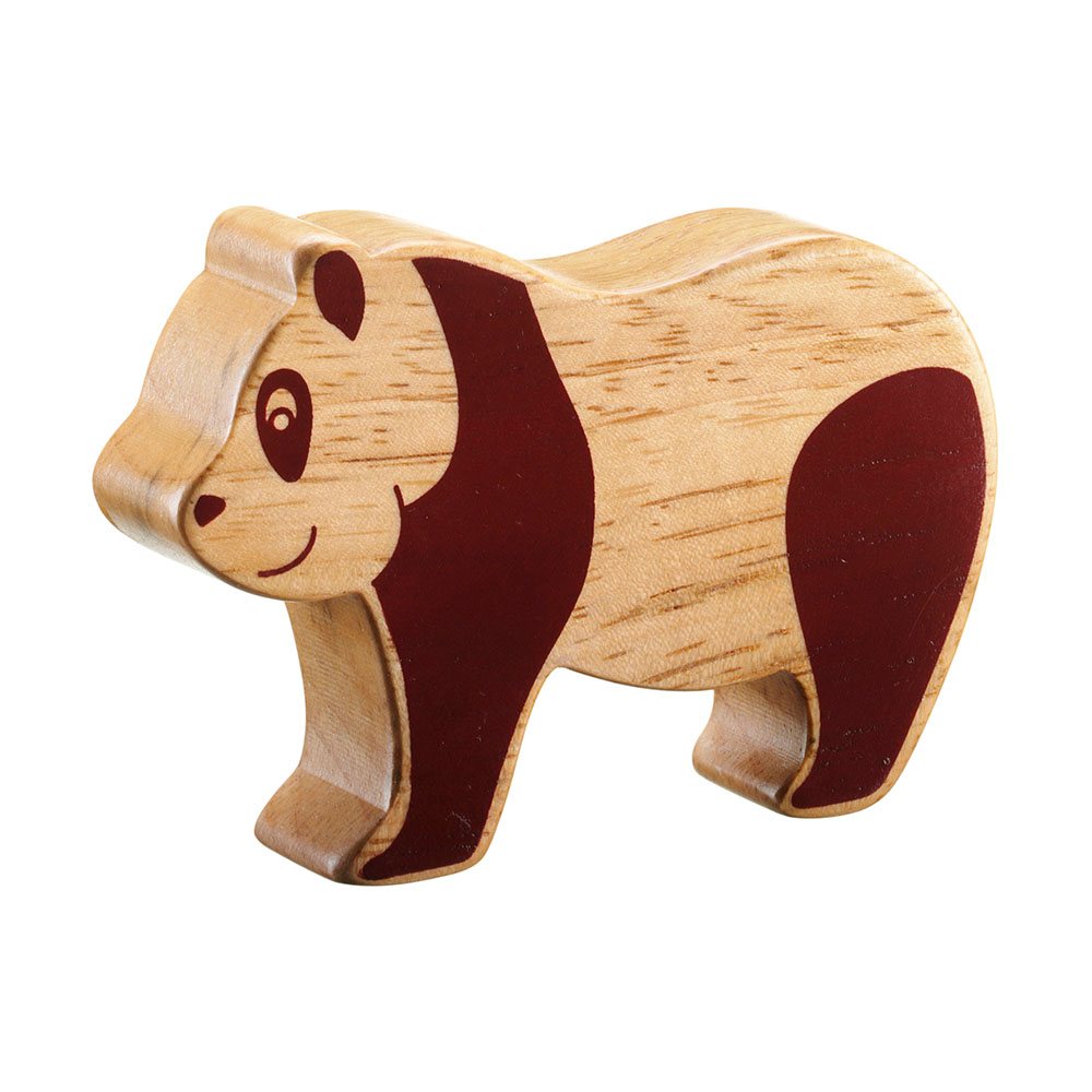 Wooden Toy Animal Natural Panda | Fair Trade