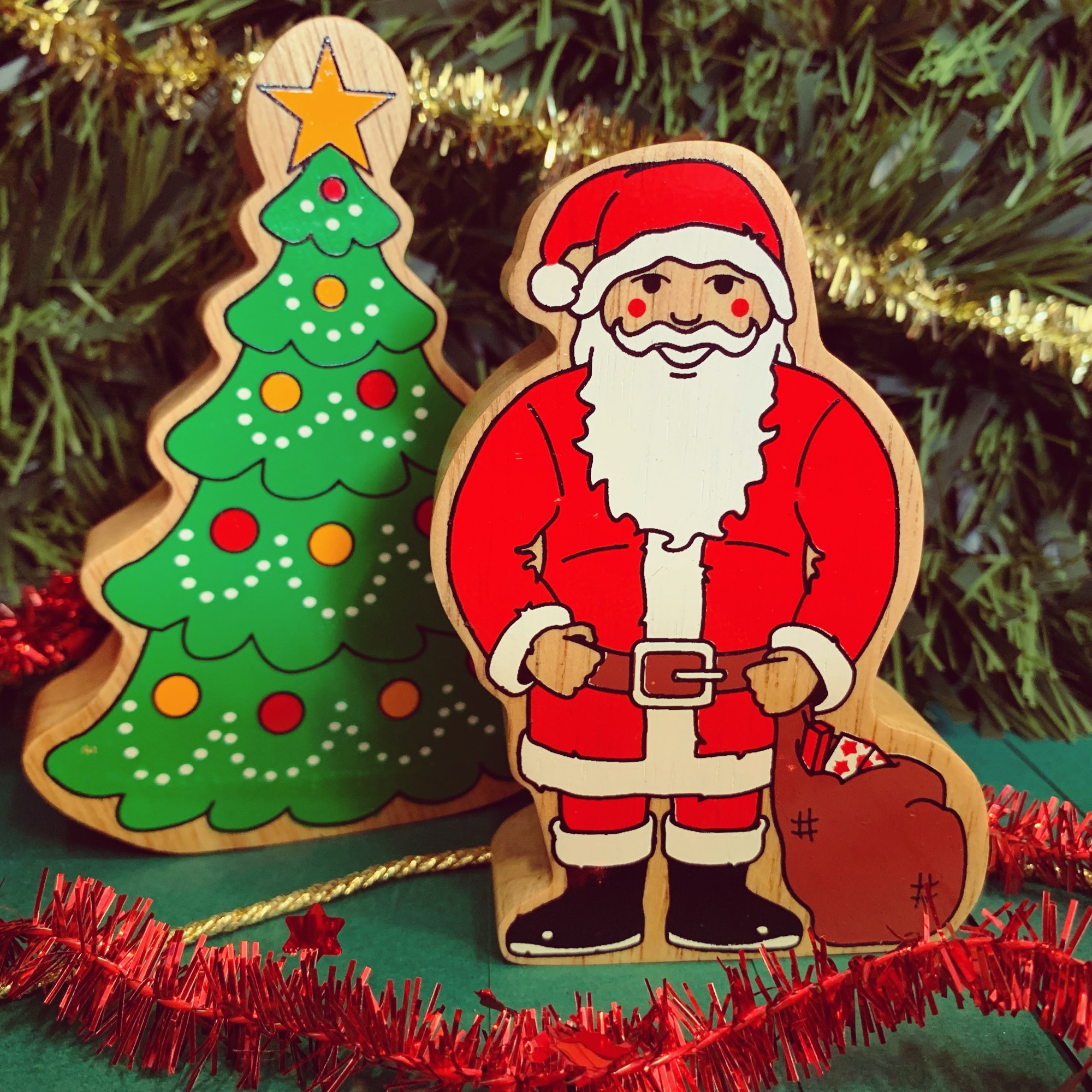 Wooden Toy Character Father Christmas | Fair Trade