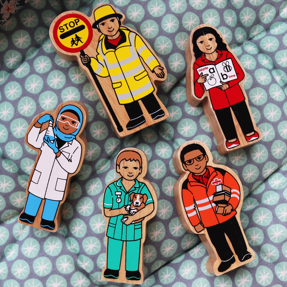 Wooden Scientist Toy Figure | Fair Trade