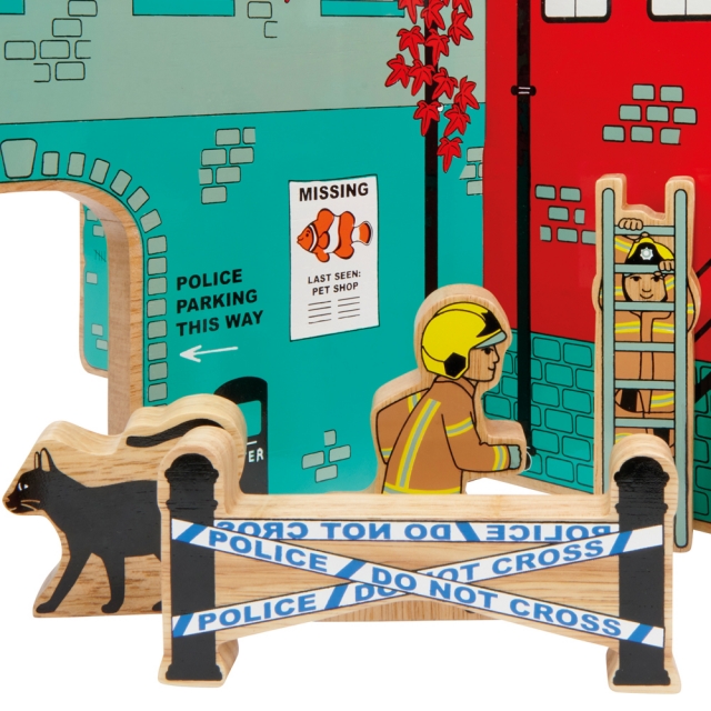 Wooden Toy Police Barrier | Fair Trade
